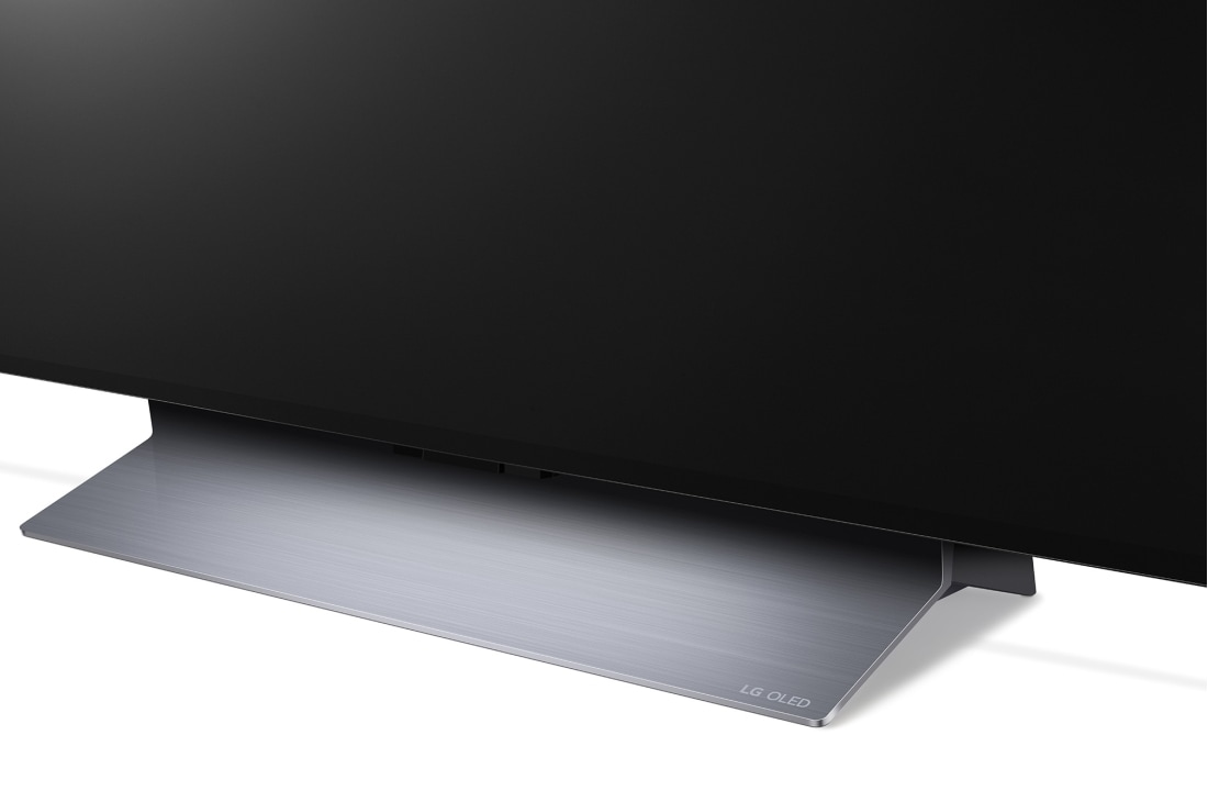 LG 77'' OLED evo C3 - 4K TV (2023), Nærbilde av basen., OLED77C36LC, thumbnail 10